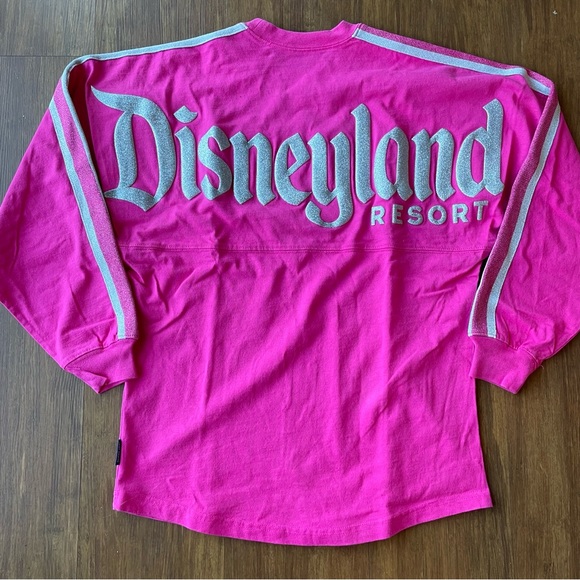 Disney | Tops | Disneyland Parks Resort Hot Pink Spirit Jersey Long ...
